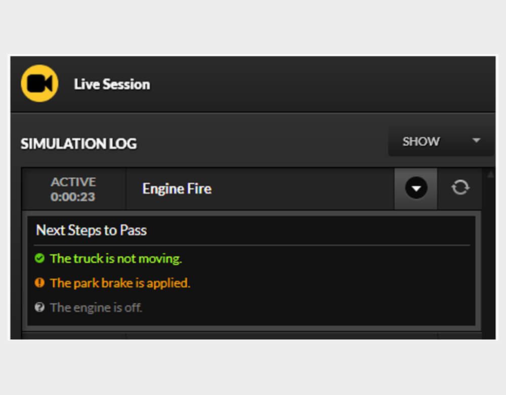 Software SimControl - Immersive Technologies Brasil